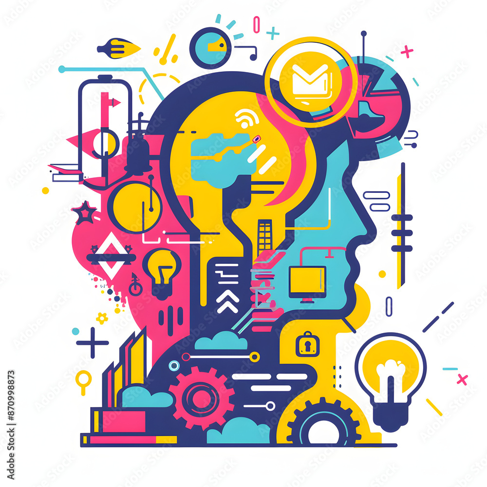 lean thinking banner web icon vector illustration concept with define ...