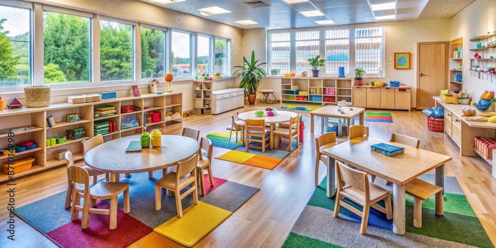 Inspiring Preschool Interior Safe and Playful Learning Environment ...