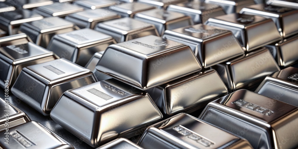 Precious silver bars on a luxurious backdrop Stock Illustration | Adobe ...