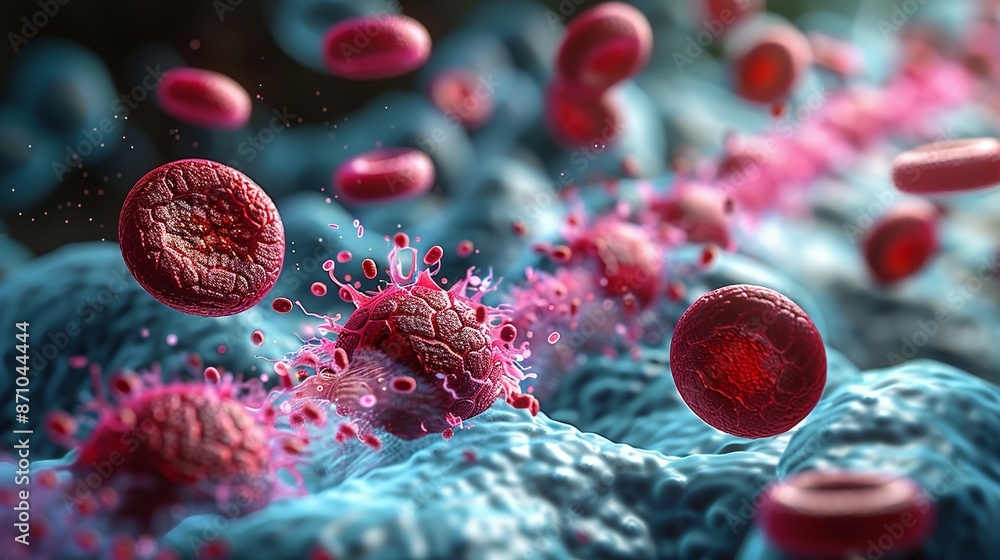 Visual explanation of blood clotting mechanisms, including platelet ...
