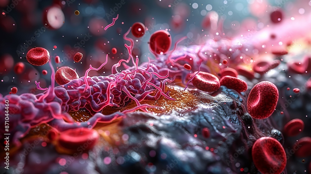 Visual explanation of blood clotting mechanisms, including platelet ...