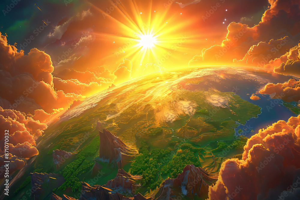 The Creation of the World (Genesis 1) The image of God the creator ...