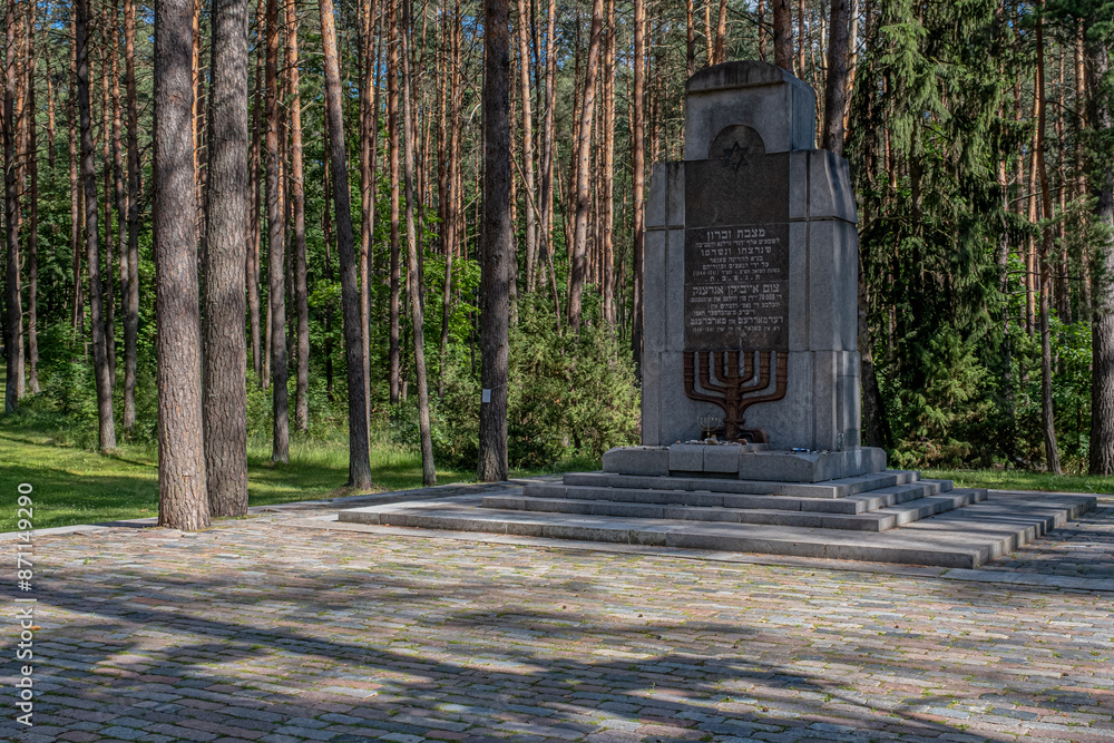 Ponary forest, the massacre site of 100,000 Polish Jews of Vilna, Poles ...