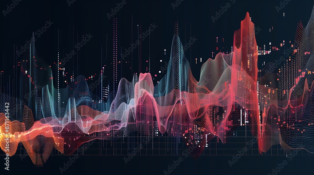 Visual representation of sector performance in the stock market, with ...