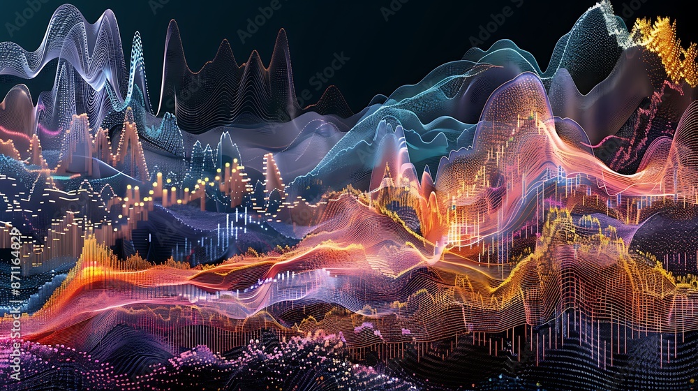 Visual representation of sector performance in the stock market, with ...
