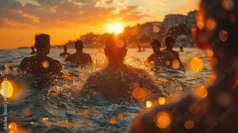 Sweltering heatwave - show heat wave, high summer temperatures ...