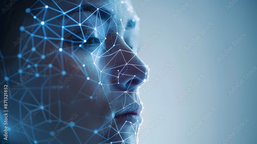 Biometric authentication using facial recognition technology., clean ...