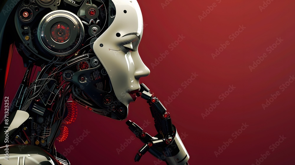 Robotics technology with humanoid robots interacting with humans ...