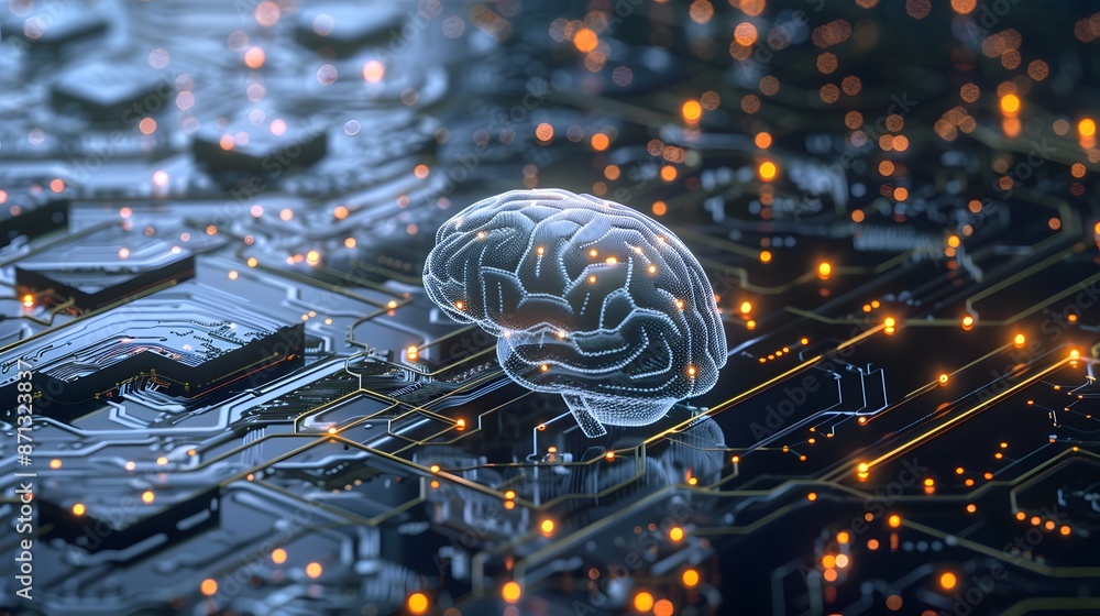 Discover the striking visuals of AI and machine learning concepts ...