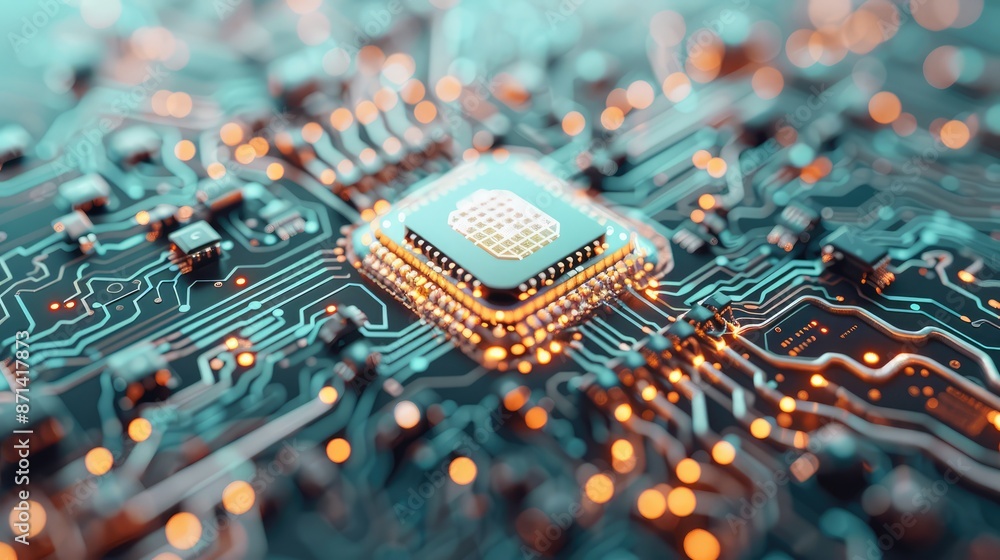 Futuristic Cyber Security Holograms with AI-Driven Protection in High-Resolution 4K - Digital ...