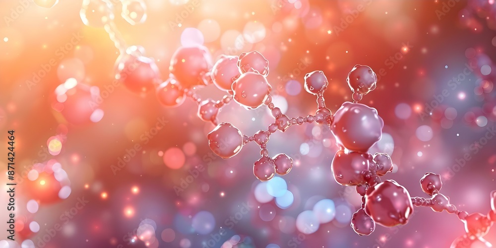 Insulin molecule embraces glucose molecule symbolizing diabetes ... Insulin molecule embraces glucose molecule symbolizing diabetes ...
