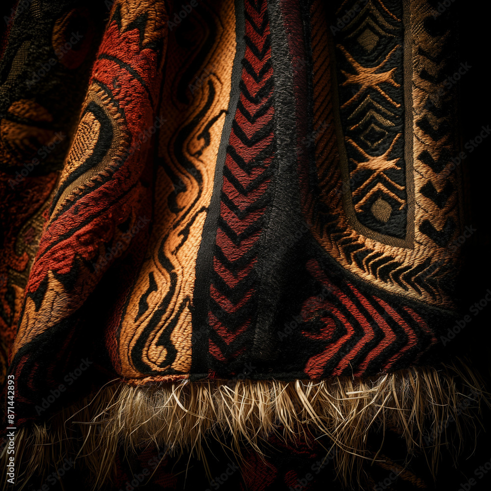 Sacred Weave: Textures and Patterns of Maori Design on Ceremonial Cloak ...
