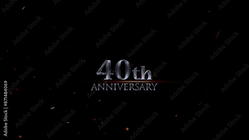 Happy Anniversary, Celebrating 40th Year Anniversary, 40th Anniversary ...