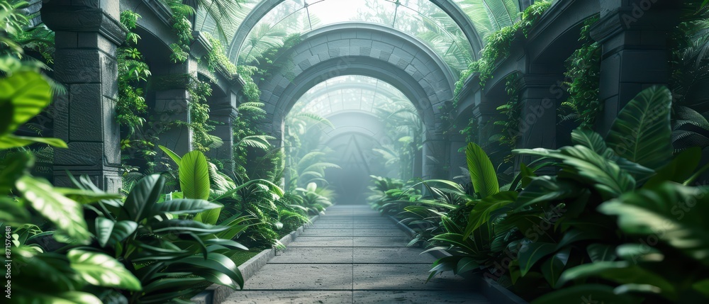 An advanced wildlife sanctuary managed by lionheaded gardeners who use ...
