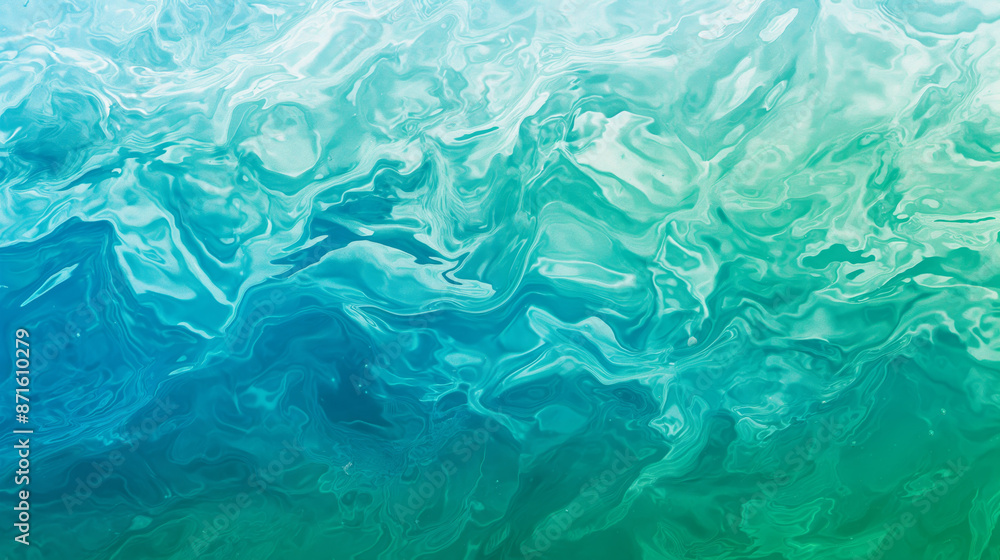 Colorful gradient effect showing various shades of blue and green ...