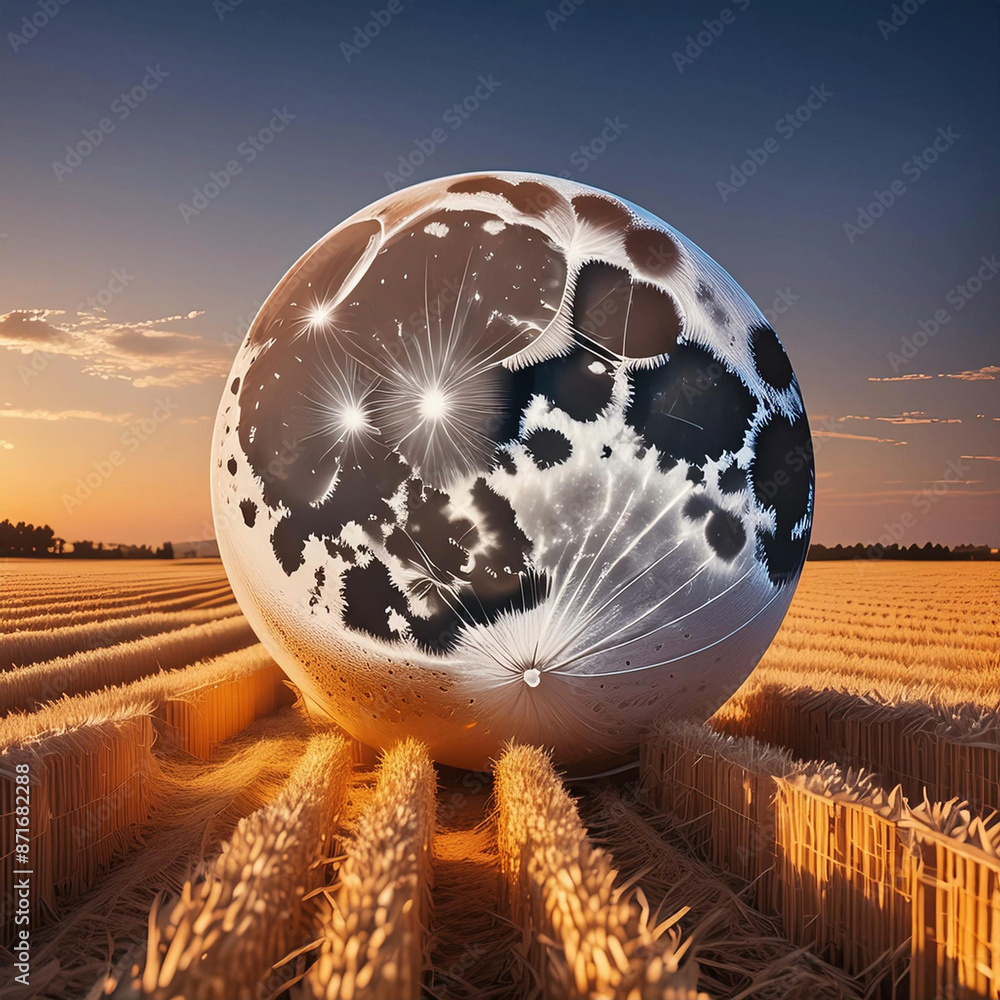 Harvest Moon. Full moon. Super full moon. 18 September 2024. Super full ...