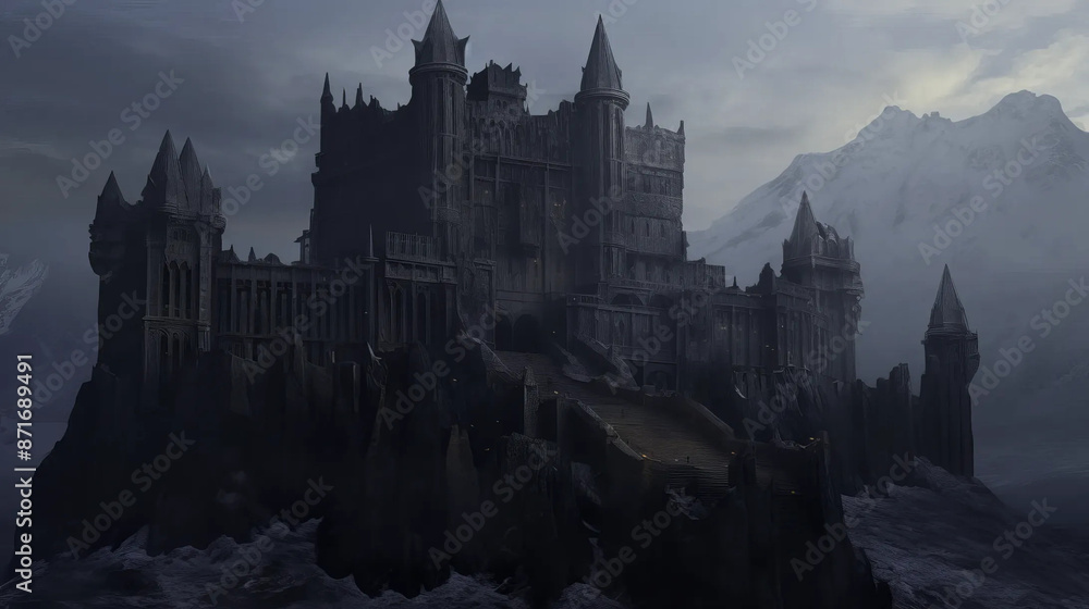 vampire, castle, fantasy, dark, mysterious, gothic Fantasy wallpaper ...