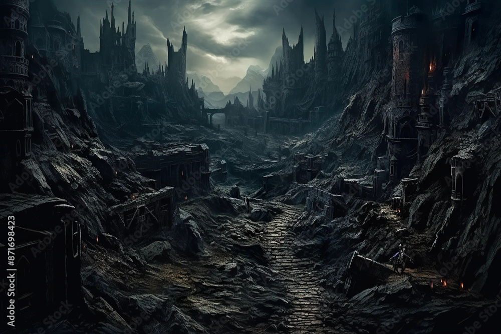 fantasy, war, trenches, soldiers, mystical, battlefield Fantasy ...