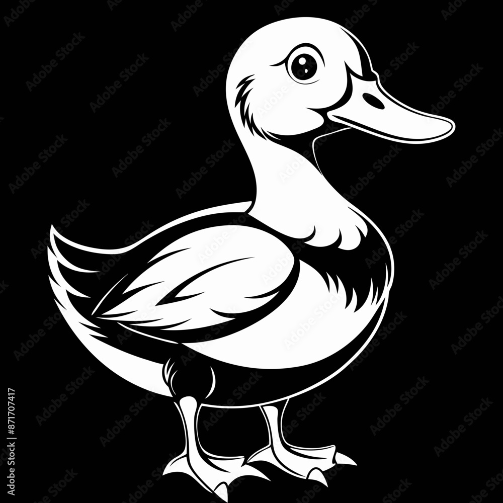 duck logo, db logo, duck vector, duck character, duck icon, duck ...