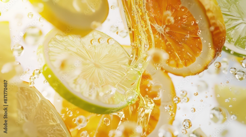 An exotic explosion of citrus notes of lemon, orange and lime. High ...