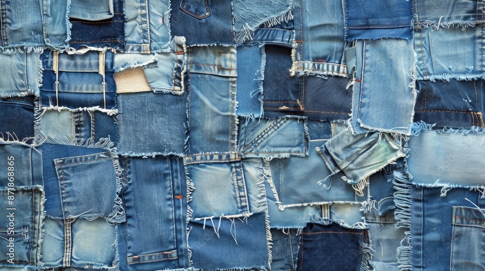 Revamp denim waste into DIY projects for a sustainable lifestyle Stock ...