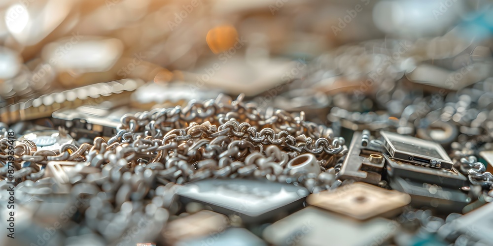 Computer parts necklace showcases creativity by upcycling ewaste into ...