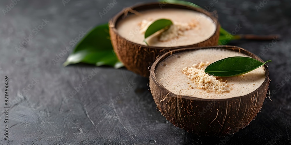 Fijian Kava Drink A Traditional Herbal Beverage Served in a Coconut ...