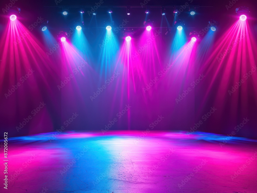 spotlight, Modern dance stage light background with spotlight ...