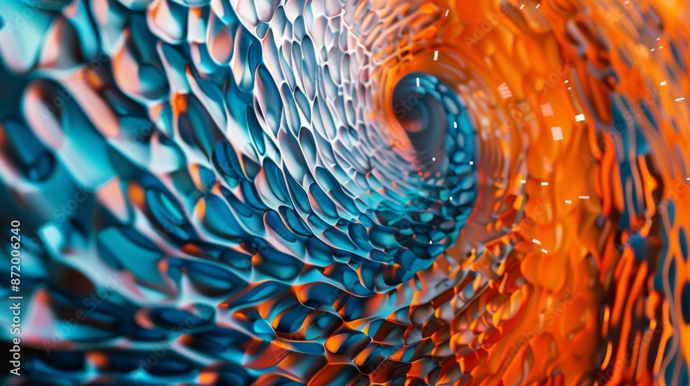 shallow depth of field cymatic stereogram inspired collage, acoustics ...