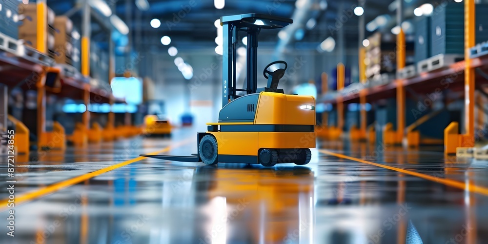 Automated forklifts use AI and robotics for efficient warehouse storage ... Automated forklifts use AI and robotics for efficient warehouse storage ...