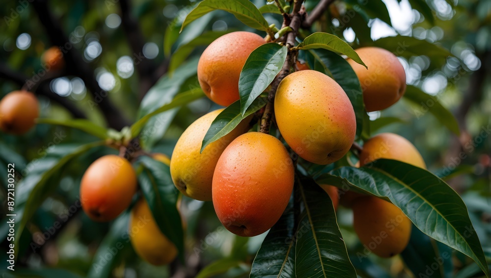 A poem celebrating the vibrant colors and sweet fragrance of mango ...
