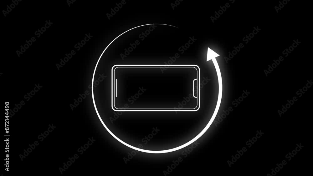 Turn you Smart phone rotate device screen, Phone flip sign, Phone ...