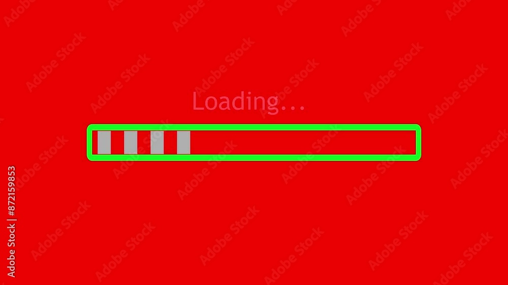 Loading Progress Bar Moving , Simple Loading bar screen progress animation.Best loading icon ...