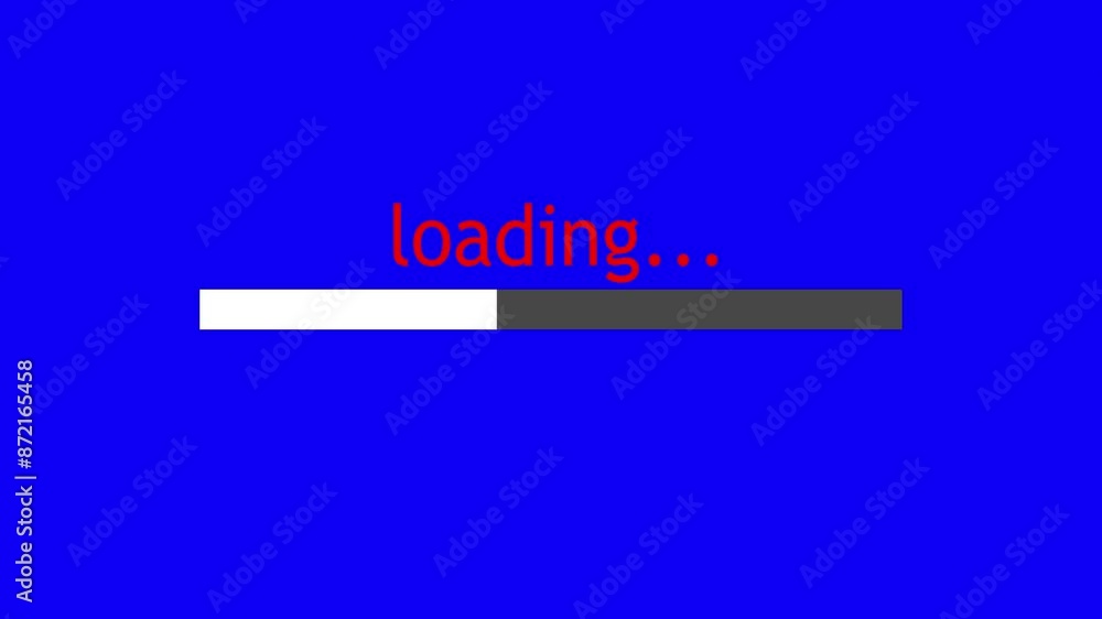Loading Progress Bar Moving , Simple Loading bar screen progress ...