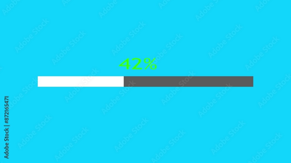 Loading Progress Bar Moving , Simple Loading bar screen progress ...