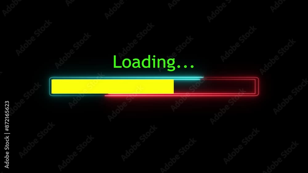Loading Progress Bar Moving , Simple Loading bar screen progress ...