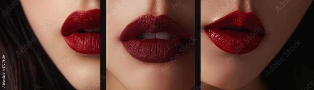 Matte lipstick in a sleek cylinder, intense color payoff, elegant matte ...