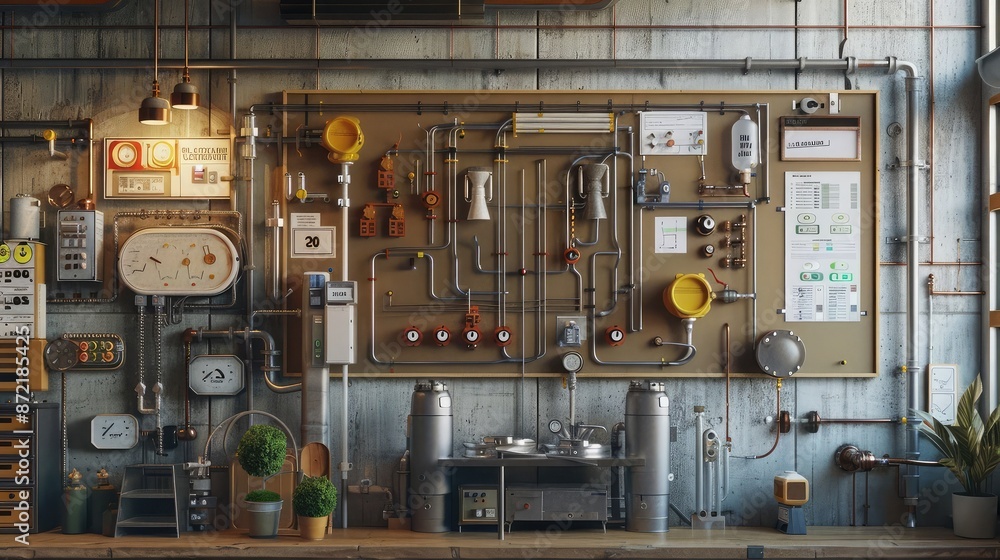 Chemical Engineer's Wall: Displaying chemical process diagrams ...