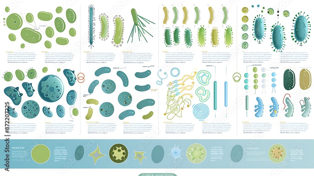 Detailed infographic on the different types of bacteria, including ...