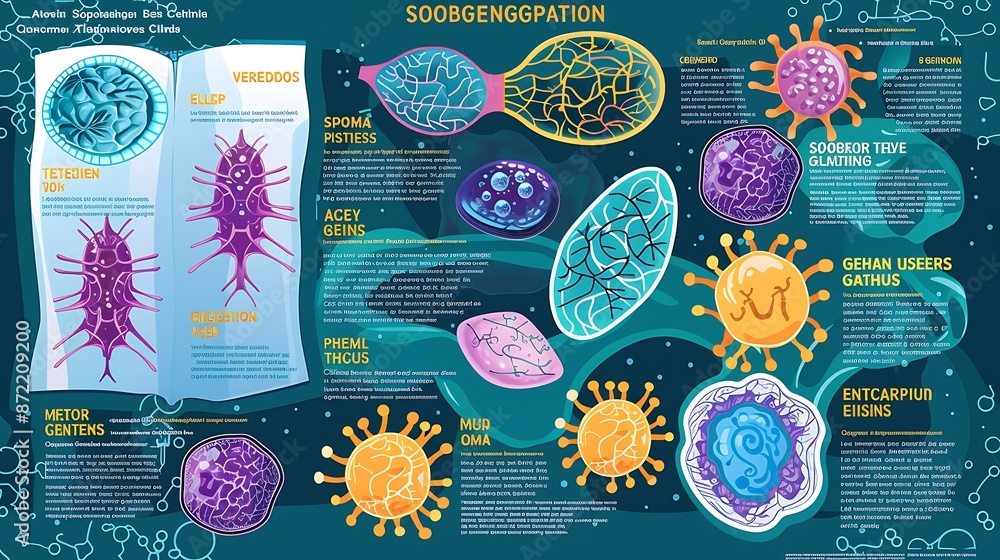 Infographic on the Different Types of Human Cells, Including Somatic ...