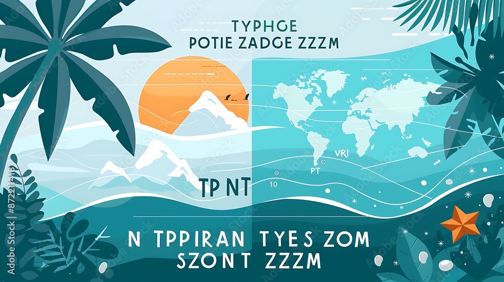 Infographic explaining the different types of climate zones, including ...