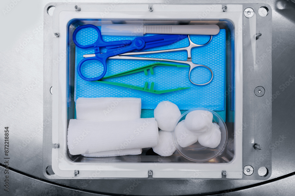 Medicine factory, automated line for sterilization of medical ...