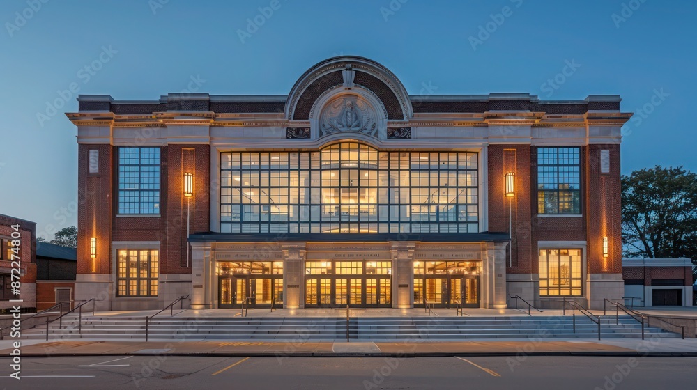 historic theatre retrofitted with energy-efficient windows that ...