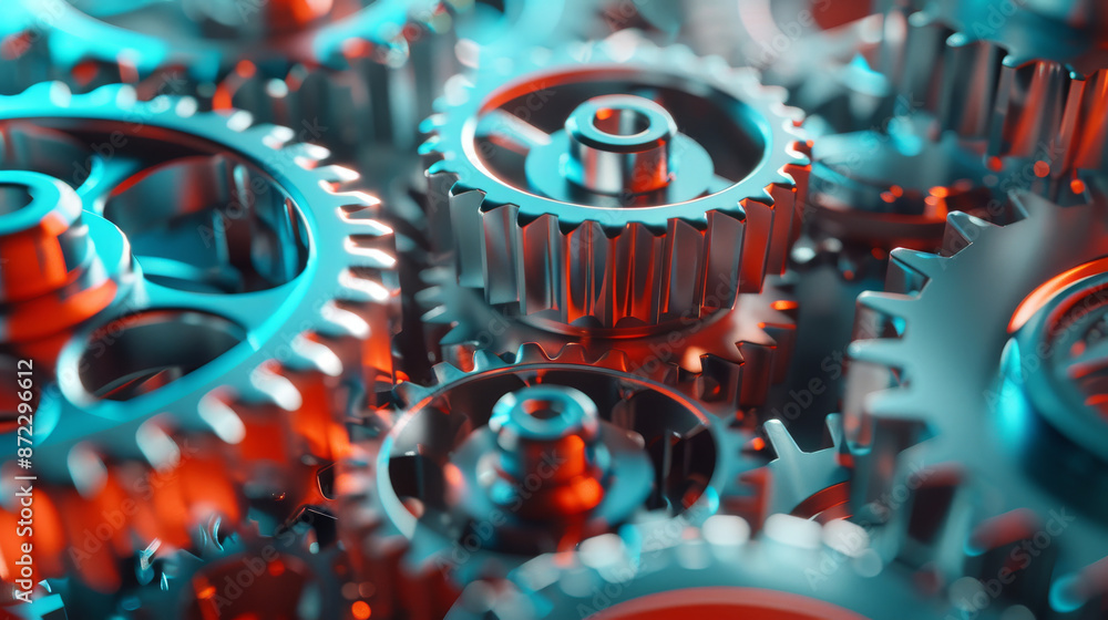 Gears and cogs are mechanical tools used in machines to transmit power ...
