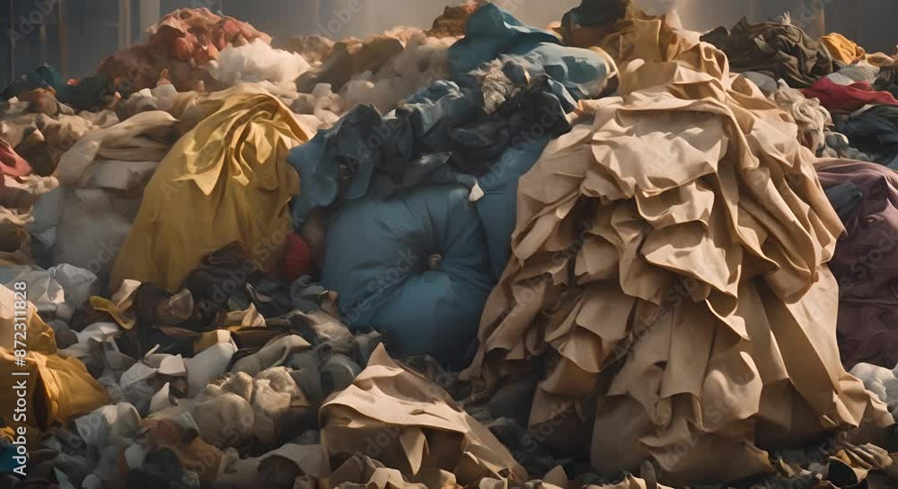 The Environmental Impact of Fashion Waste Clothing Piles in Landfills ...