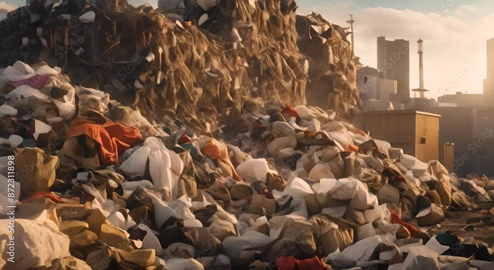 The Environmental Impact of Fashion Waste Clothing Piles in Landfills ...