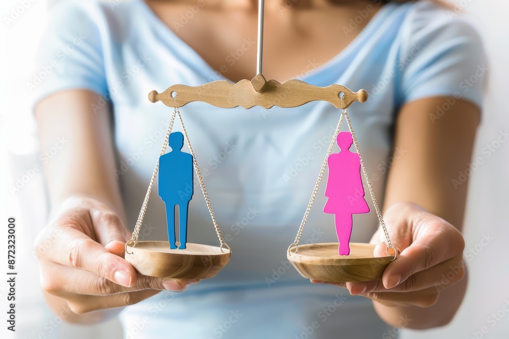 Conceptual Representation of Gender Equality with Male and Female ...