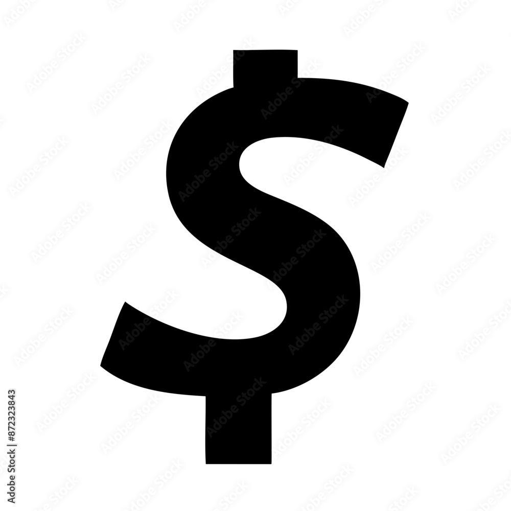 dollar sign, financial icon, currency symbol, money sign, dollar icon ...