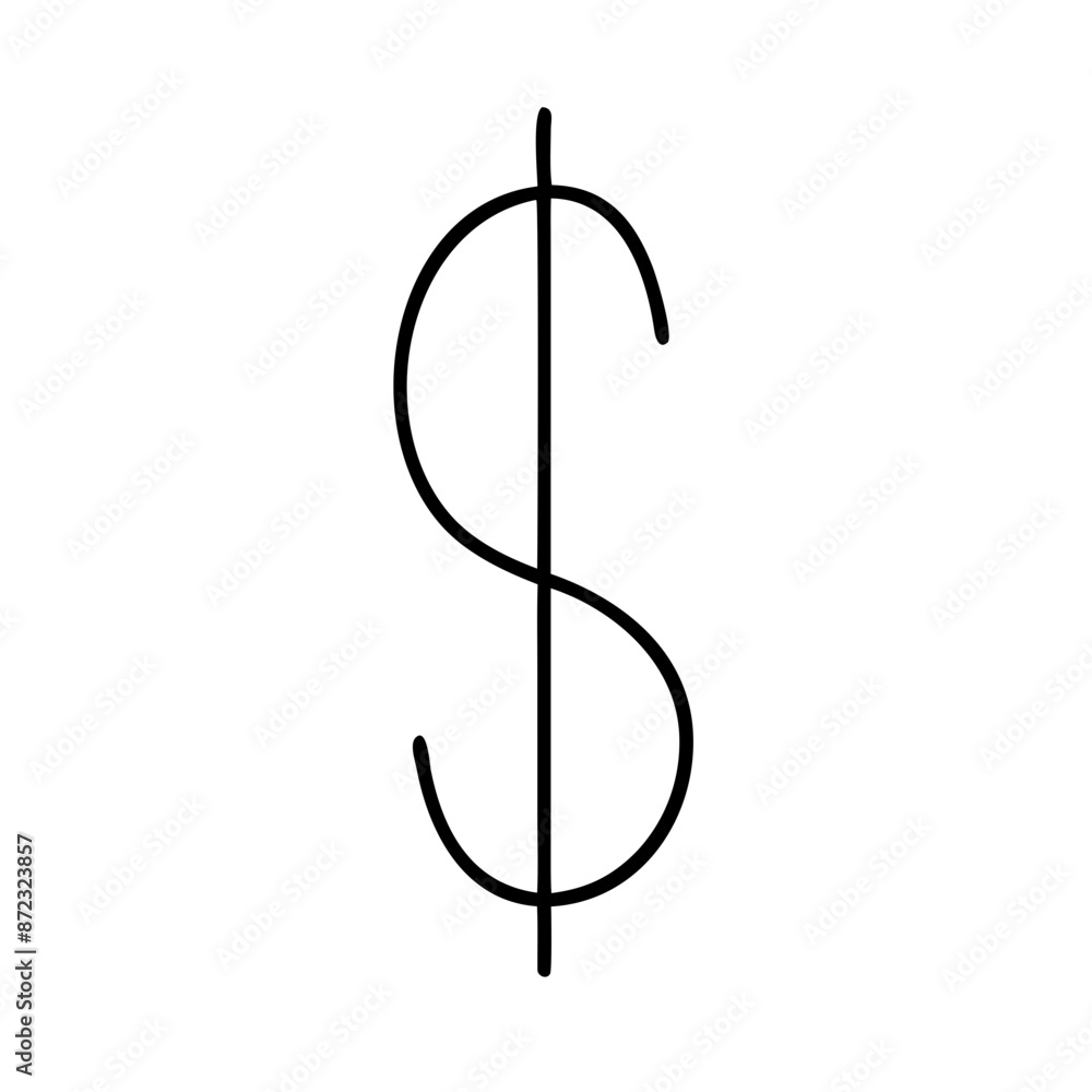 dollar sign, financial icon, currency symbol, money sign, dollar icon ...