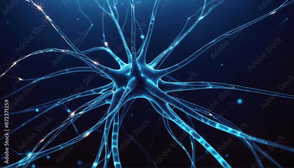 Neuron anatomy, dynamic flow of impulses across neural pathways ...
